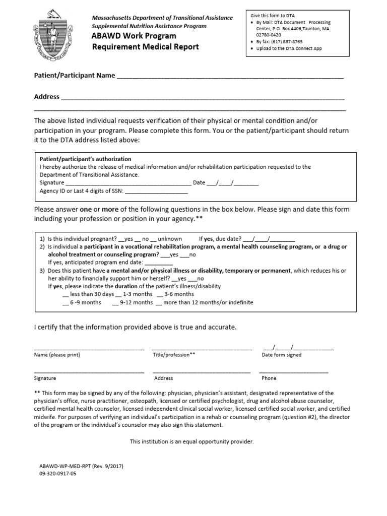 Requirement Medical Report Form3 | PDF | Drug Rehabilitation | Social Work