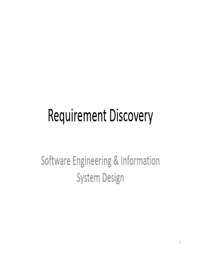 Lec04 Requirement Analysis 2 | PDF | Sampling (Statistics) | Interview