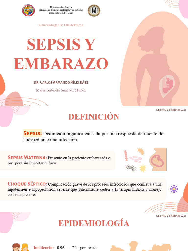 Sepsis Y Choque Séptico En Embarazo Pdf Septicemia El Embarazo
