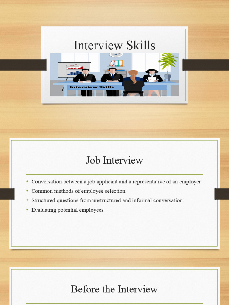 Essential Interview Skills Guide | PDF | Job Interview | Human ...