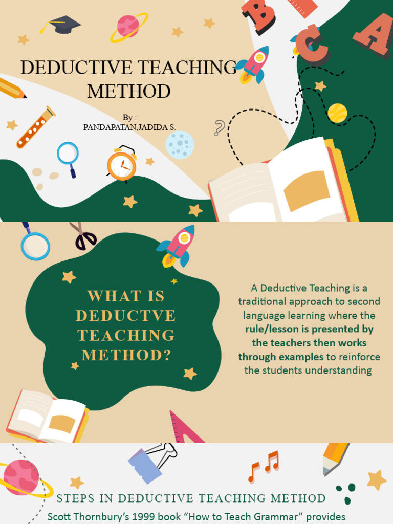 Understanding Deductive Teaching Method | PDF | Semantic Units | Syntax