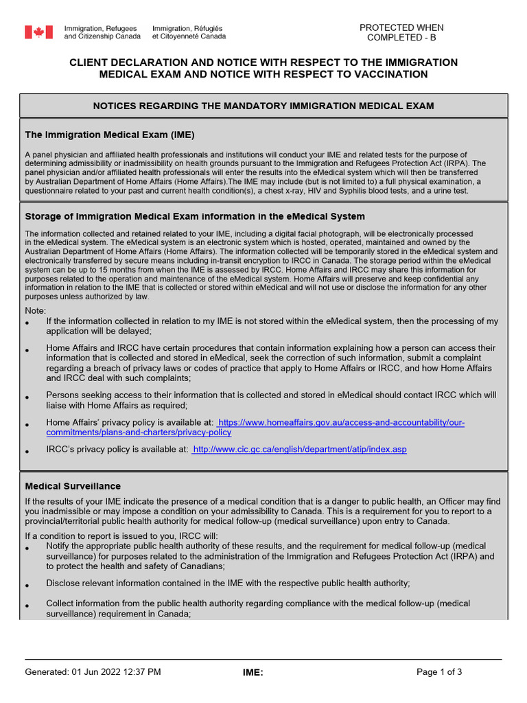 Client-Declaration New 2022 | PDF