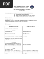 Grade 1 Lesson Plan: Action Words | PDF | English Language | Lesson Plan