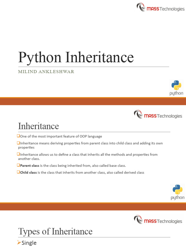 Python Inheritance | PDF