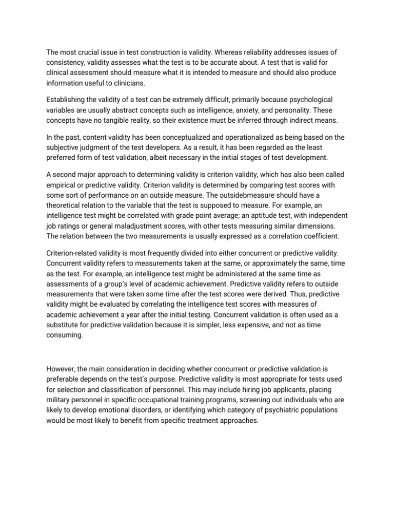 The Most | PDF | Validity (Statistics) | Intelligence Quotient