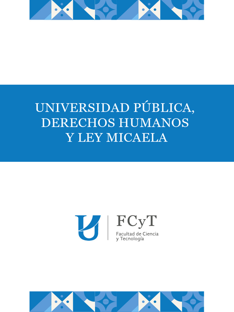 Universidad PÚblica DDHH y Ley Micaela-2023 Final | PDF | Ciencias sociales
