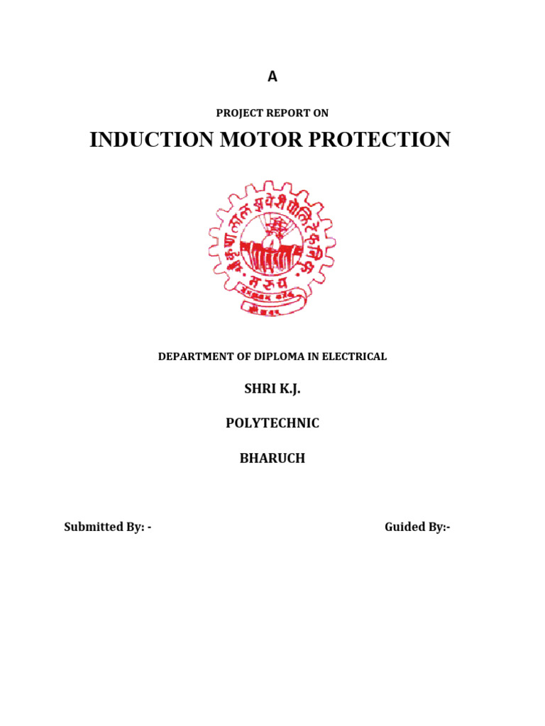 Induction Motor Protection Pdf Rectifier Capacitor