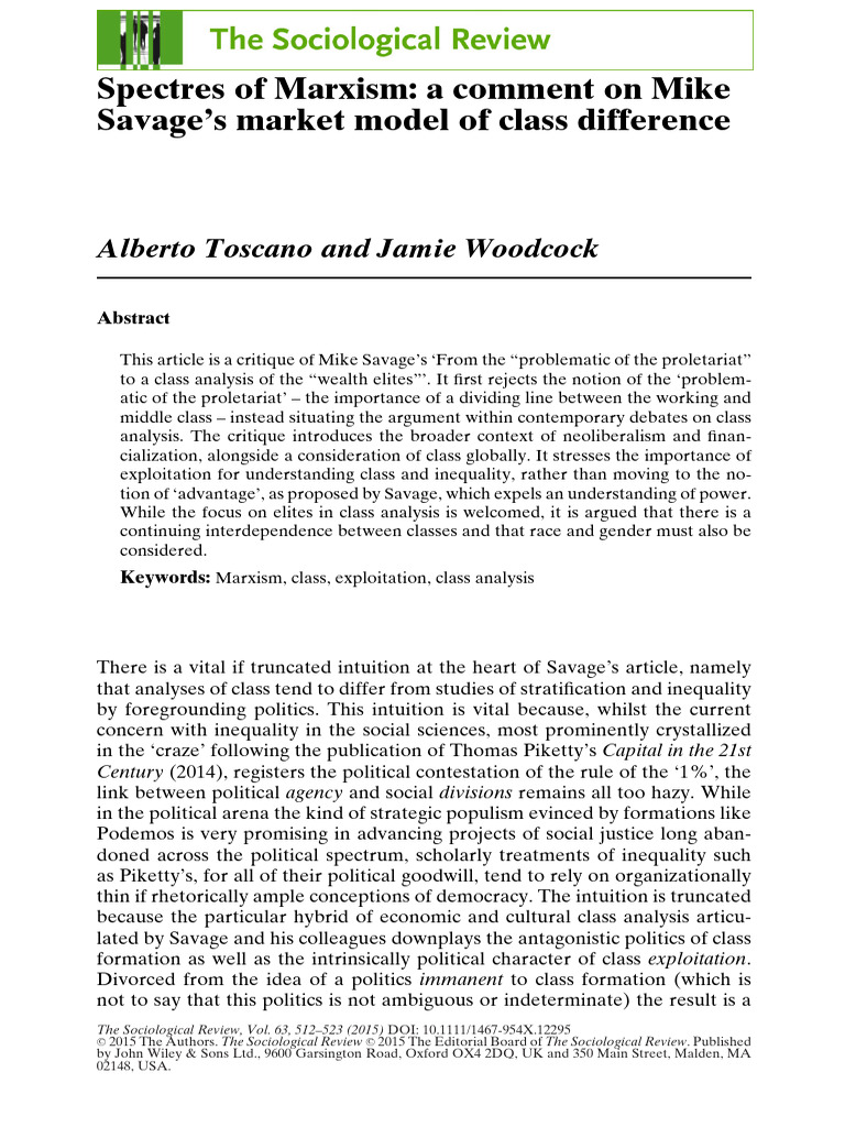 Middle Classes | PDF | Social Science | History