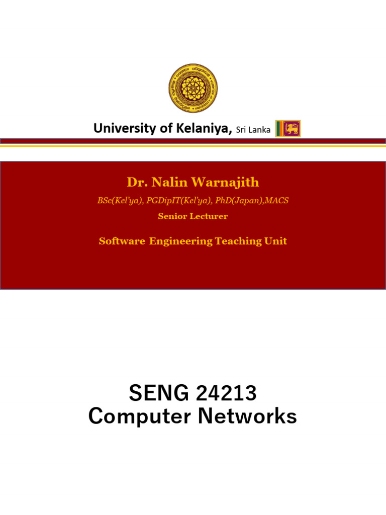 Lect4-Layered Architechture | PDF | Transmission Control Protocol | Port (Computer Networking)