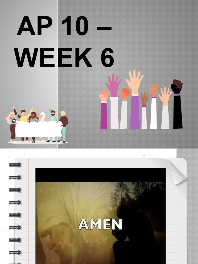 Ap 10 QTR 3 - Week 6 | PDF