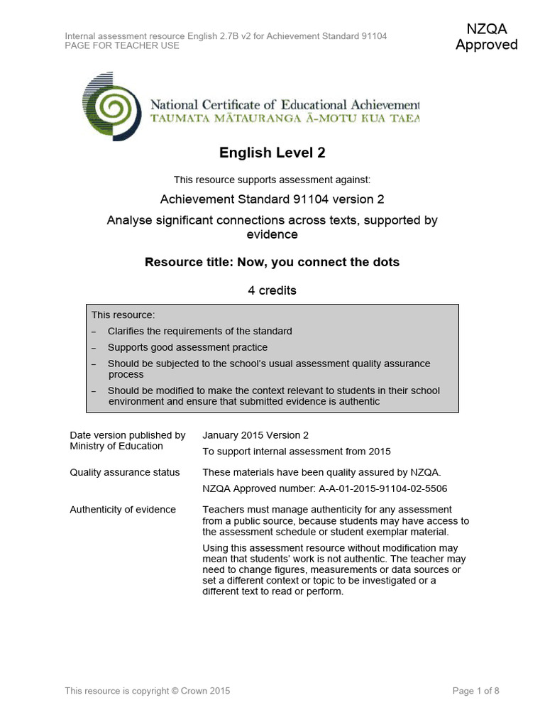 eng2_7B_v2_jan15 | PDF | Teachers | Experience