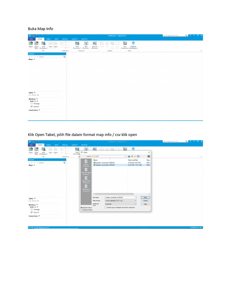 Tutorial Map Info | PDF