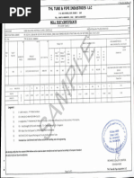 Jindal SS 304 Material Test Certificate | PDF | Stainless Steel ...