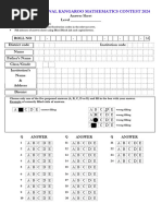 Main - 20 Question Answer Sheet Template | PDF