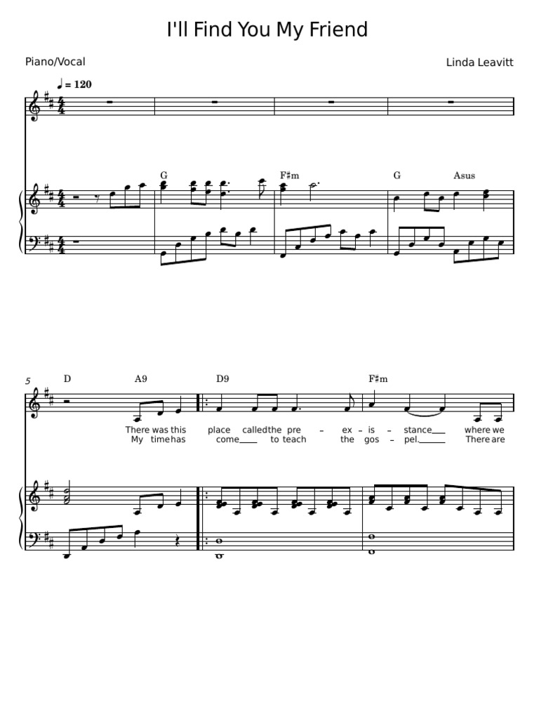 I'll Find You There My Friend | PDF