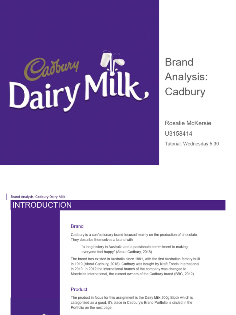 Cadbury Brand Analysis | PDF | Brand | Retail