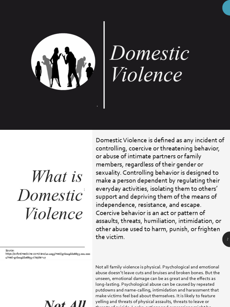 Domestic Violence | PDF | Psychological Abuse | Domestic Violence