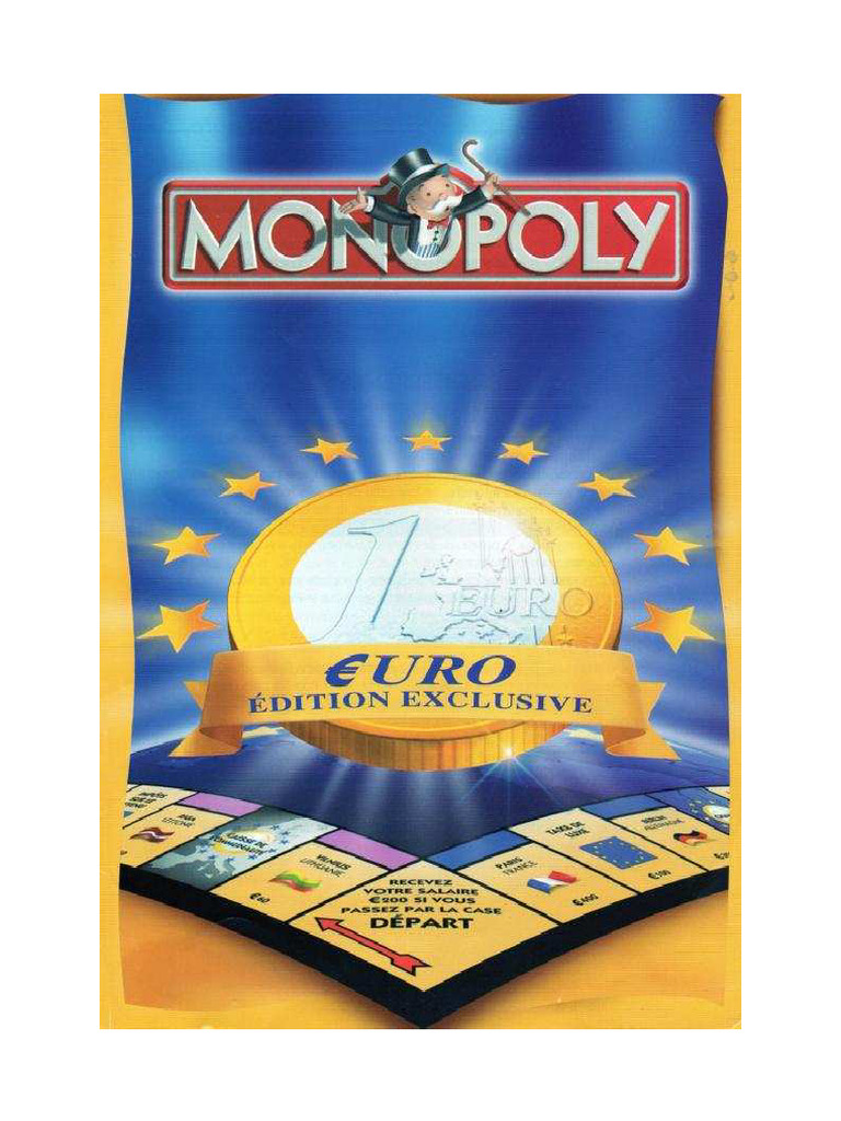 55 Monopoly Euro Edition Exclusive Regle | PDF