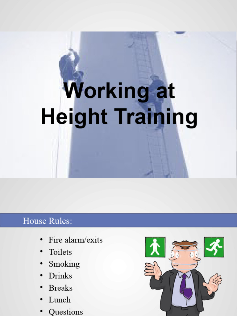 Working at Height ppt Rev. 0.2 | PDF | Risk | Scaffolding