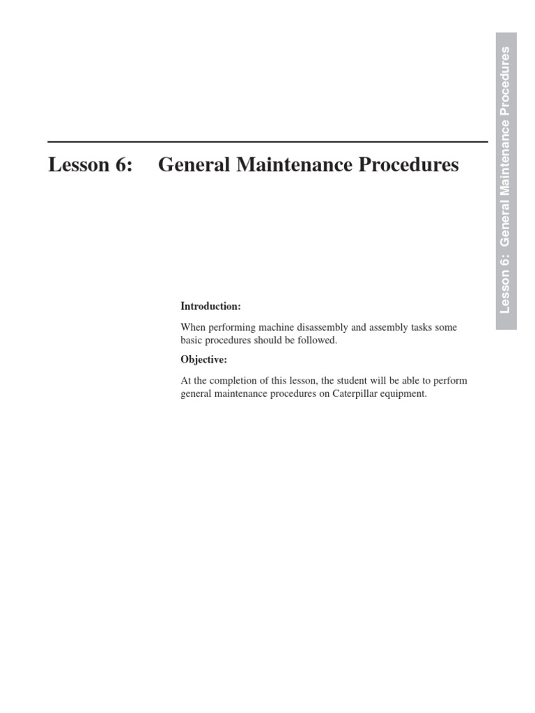 U2l6s Gen Maint Pract | PDF | Bearing (Mechanical) | Wear