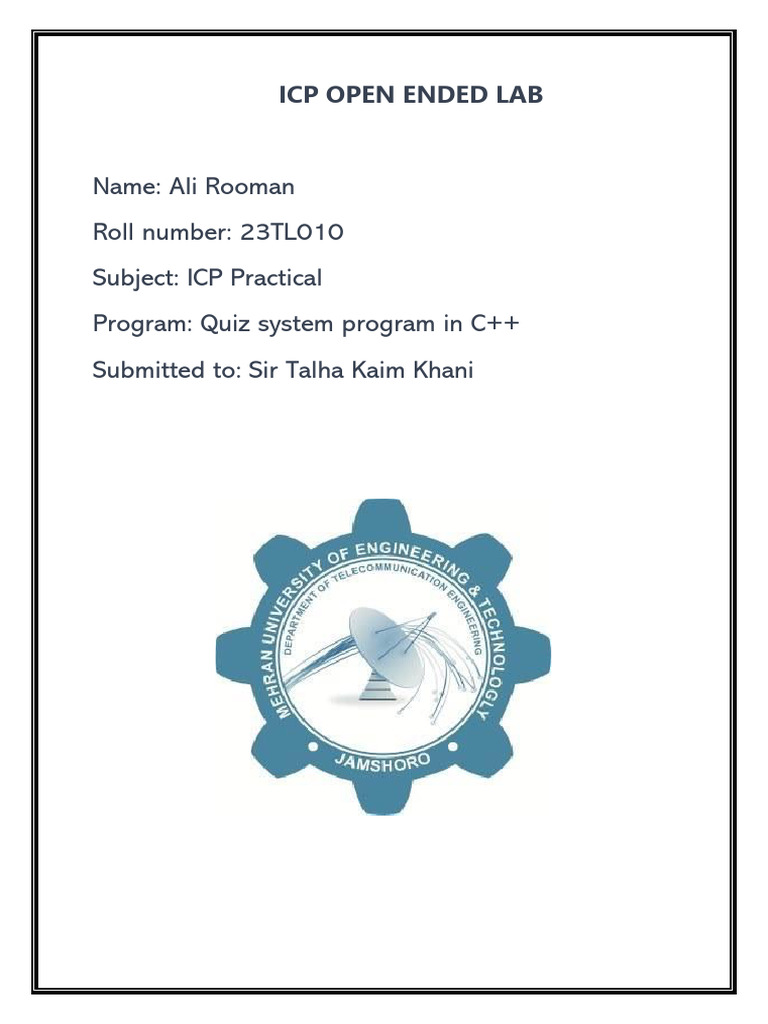 C++ Project | PDF | Computer Program | Programming