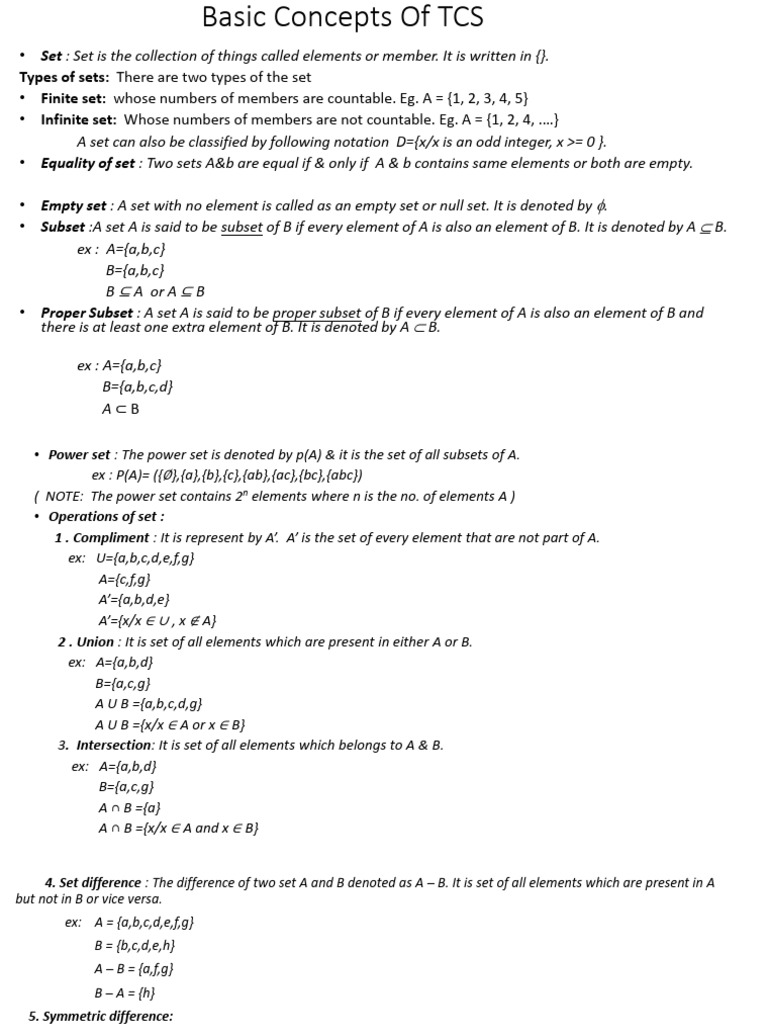 chap 1 | PDF | Set (Mathematics) | Mathematics