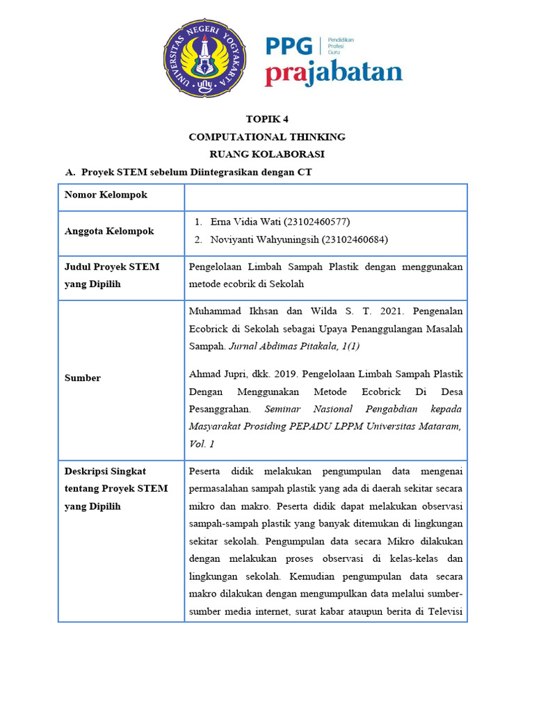 Topik 4 CT - Ruang Kolaborasi | PDF