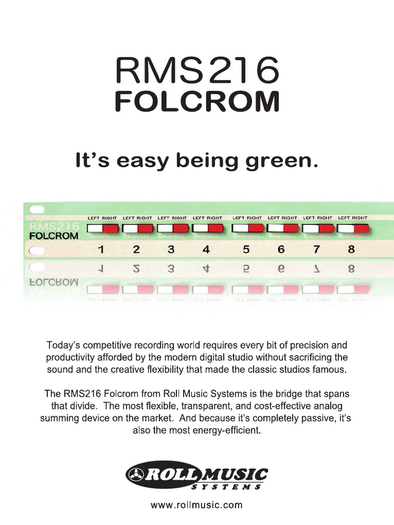 RMS216 Folcrom | PDF