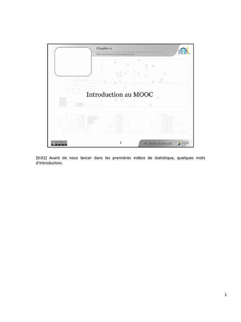 MOOC Cours 0 Intro V2 Transcription | PDF