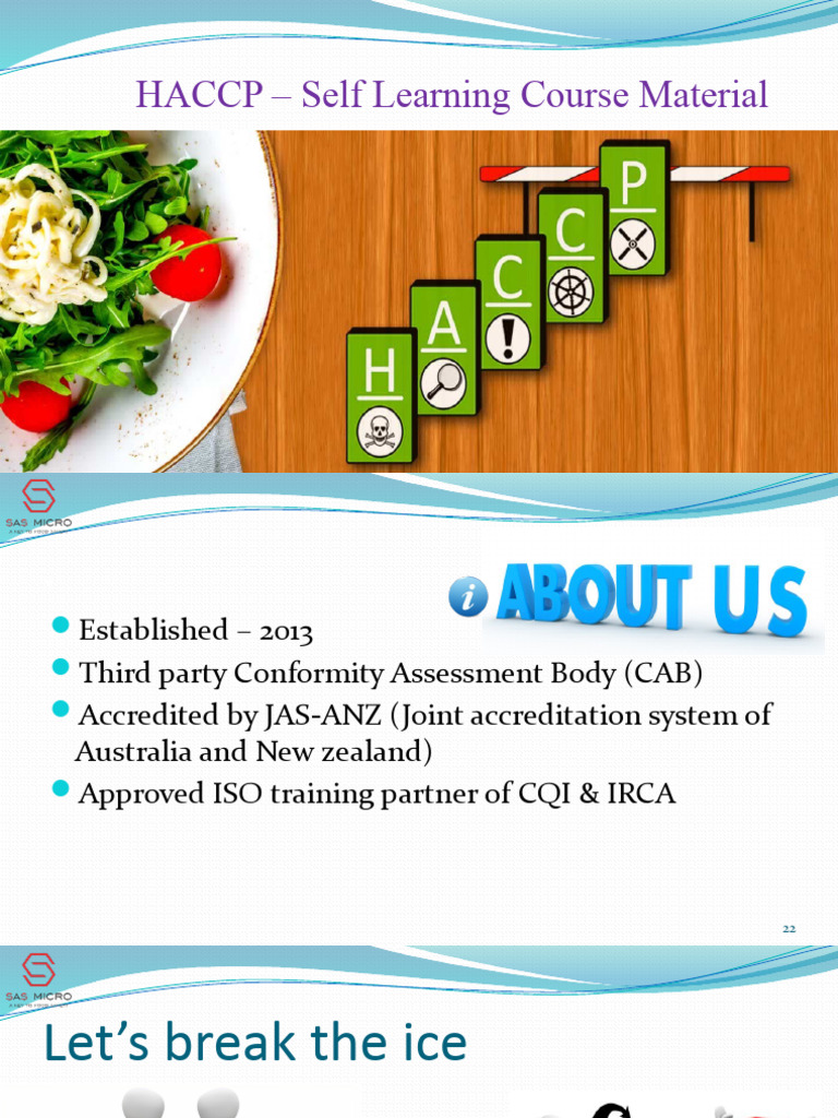 HACCP PPT | PDF