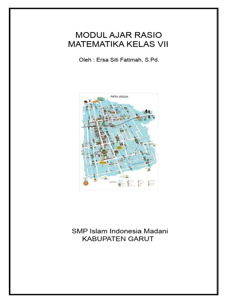 Modul Ajar Matematika - Menggunakan Faktor Skala Dan Rasio - Fase D | PDF