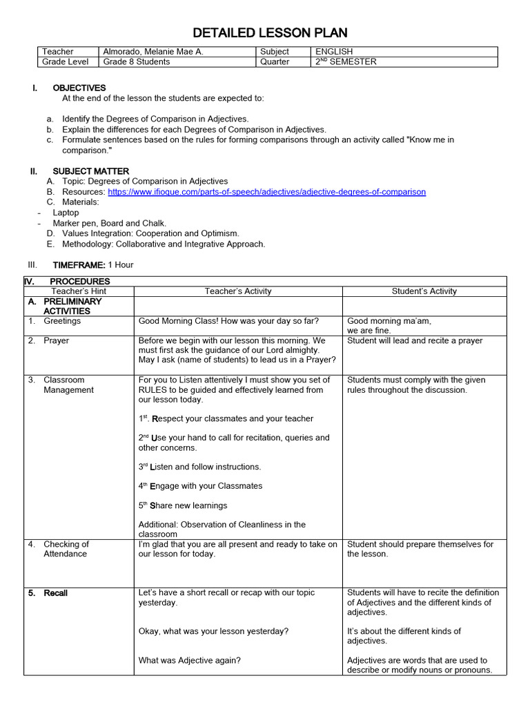 DLP Final Adjectives | PDF | Adjective | Linguistic Typology