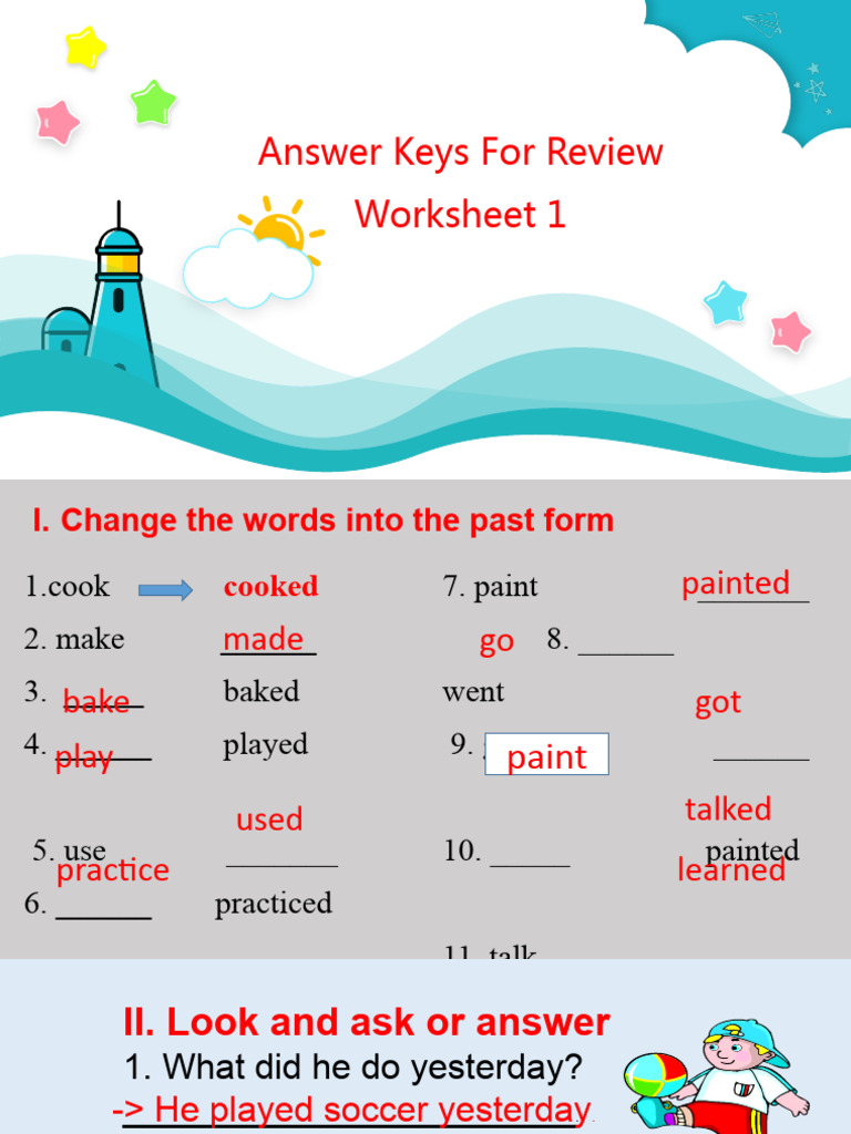 Mid Term 2-Review 1 (Keys) | PDF | Food And Drink | Cuisine