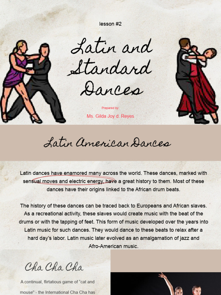 Lesson 2 - Ballroom Categories | PDF | Ballroom Dance | Competitive Dance