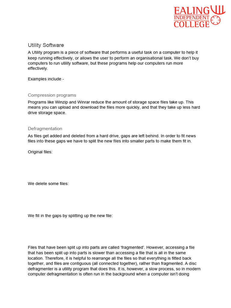 Utility Software | PDF | Antivirus Software | Computer File