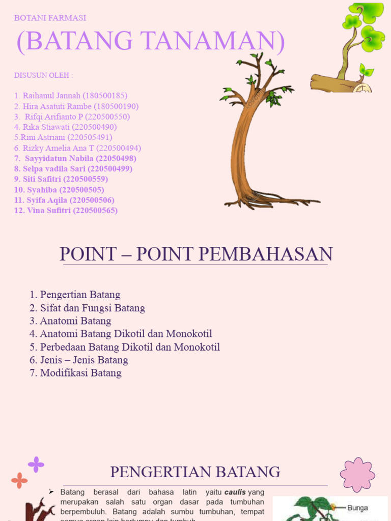 Botani Topikbatang | PDF