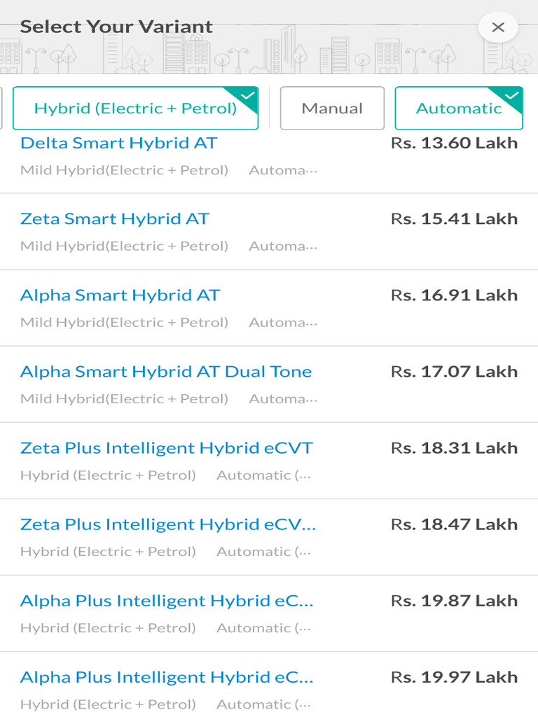 Cars Price List | PDF