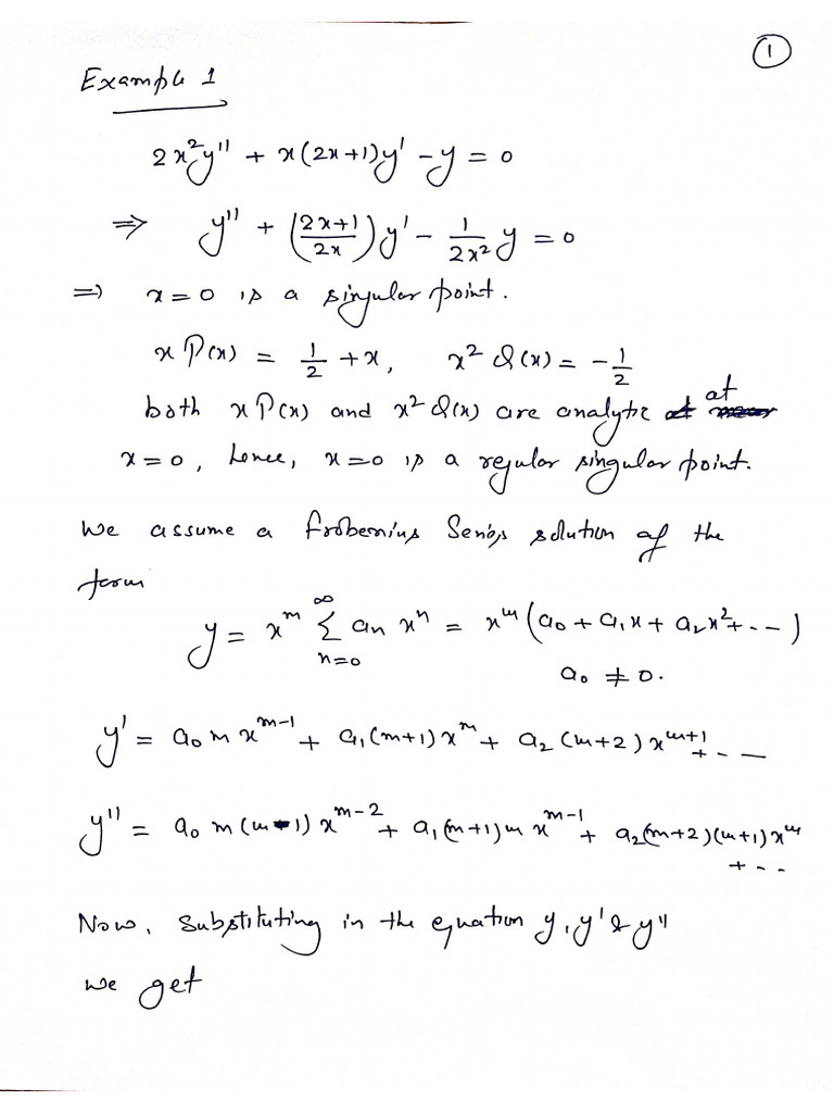 Solved Problems-Power Series | PDF