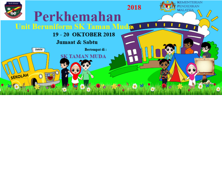 Banner Perkhemahan SK Taman Muda 2018 | PDF