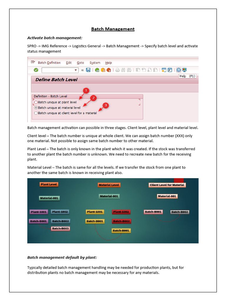Batch Creation | PDF