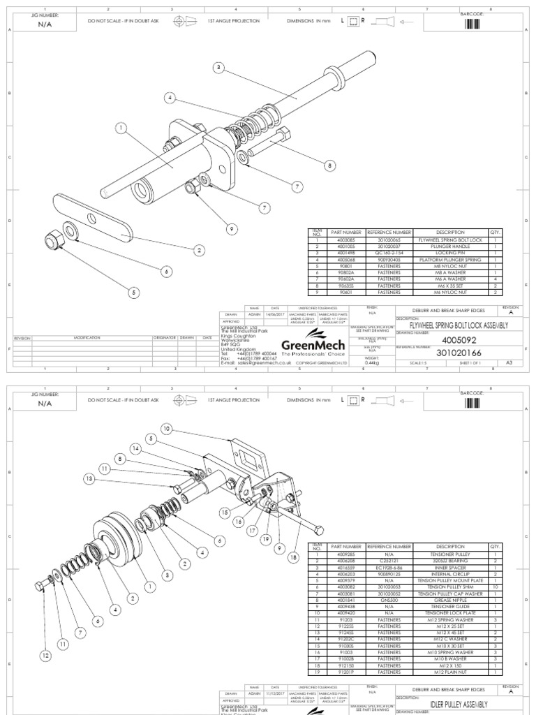 EVO165DR GreenMech Häcksler | PDF | Screw | Washer (Hardware)