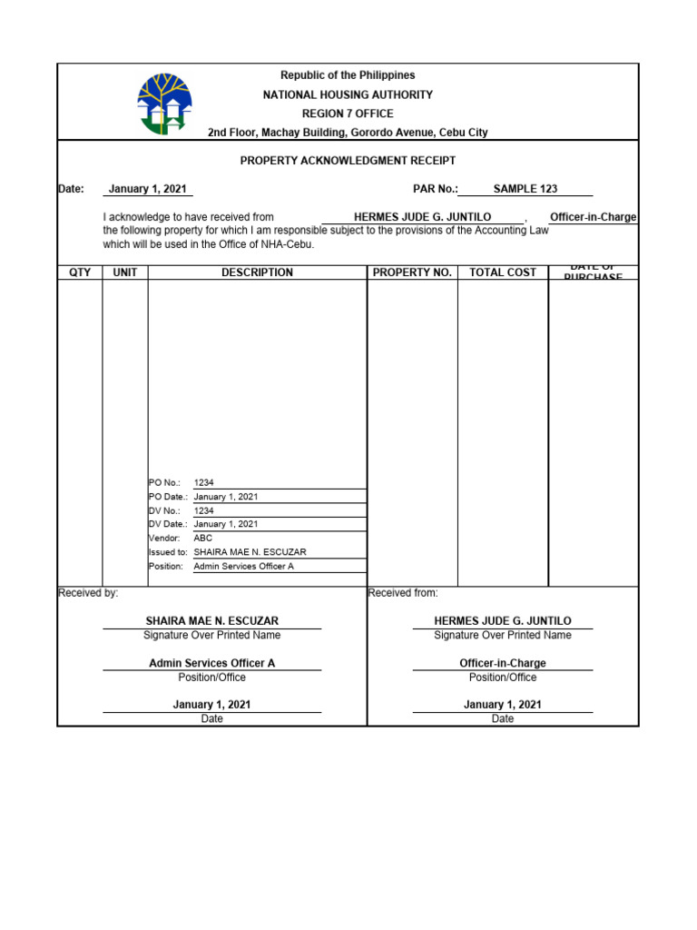 2021-Par Ics Forms | PDF | Business