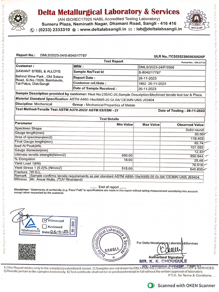 SAC26-27 MACHANICAL | PDF