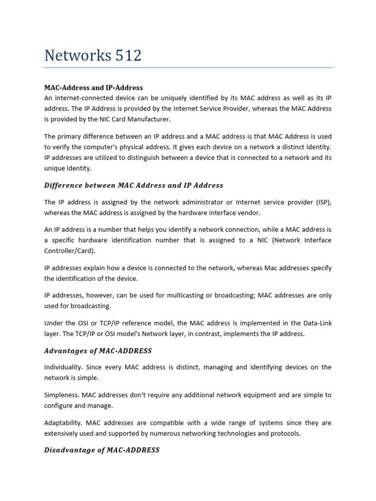 Networks 512 Prep | PDF | Network Switch | Computer Network