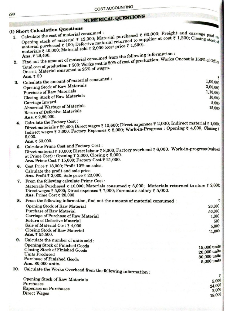 Unit Costing... | PDF