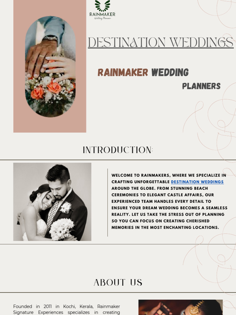 Destination Weddings | PDF