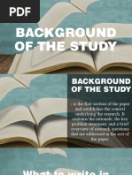 Introduction Vs Background of The Study | PDF