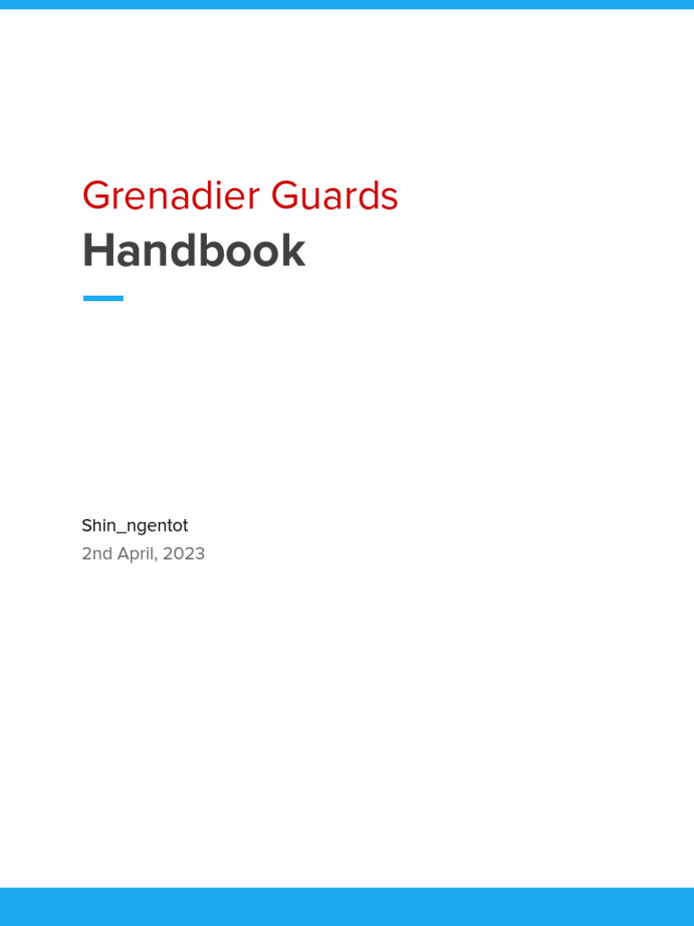 Grenadier Guards Basic Handbook Knowledge | PDF | Military Science ...