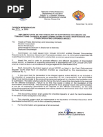 DepEd Checklist On MOOE Liquidation | PDF | Receipt