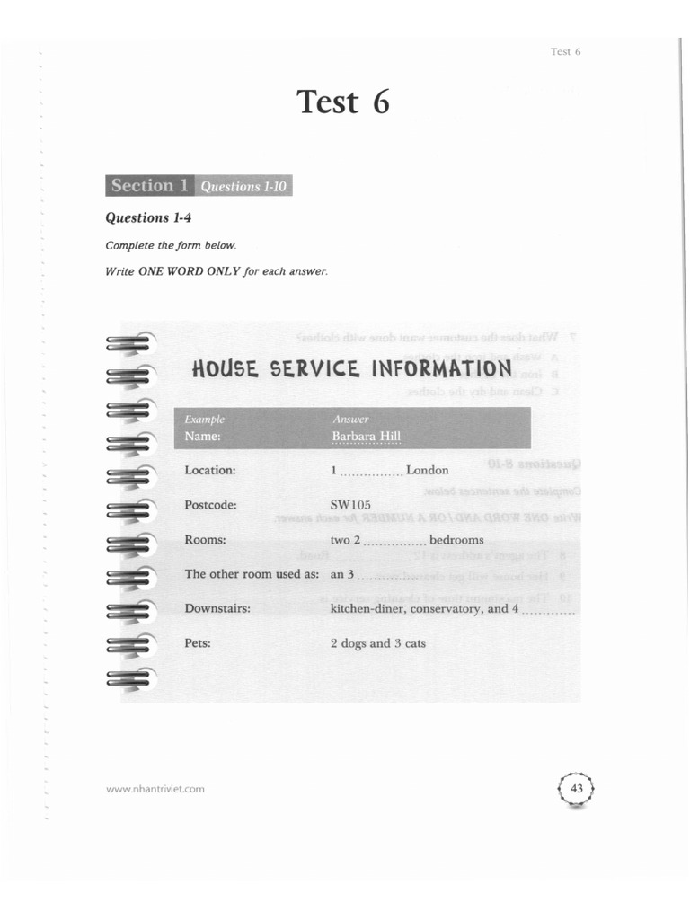 Listening Practice W06 | PDF